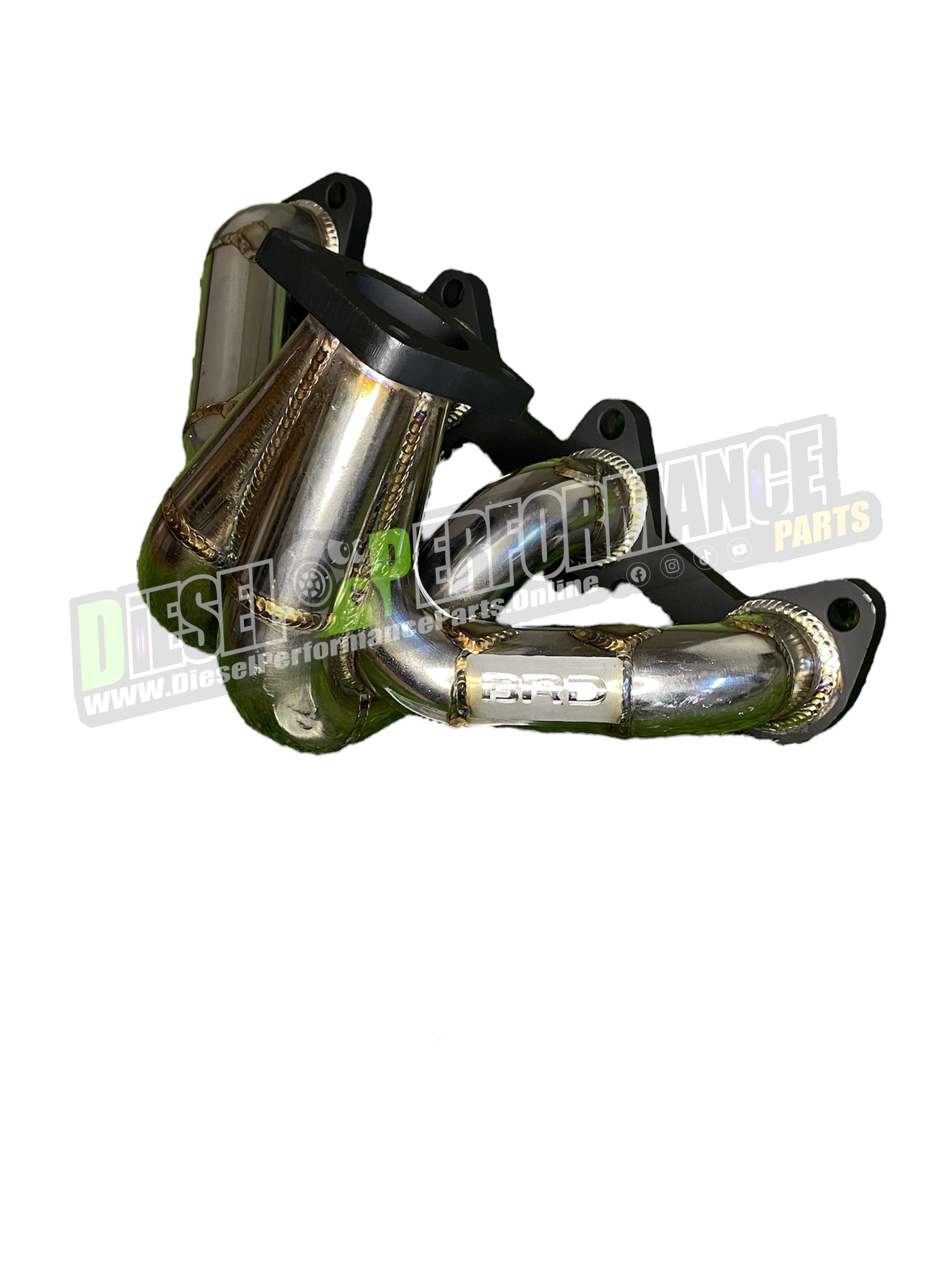 1KD 2KD 1KZ Stainless Hi Mount Exhaust Manifold BRD