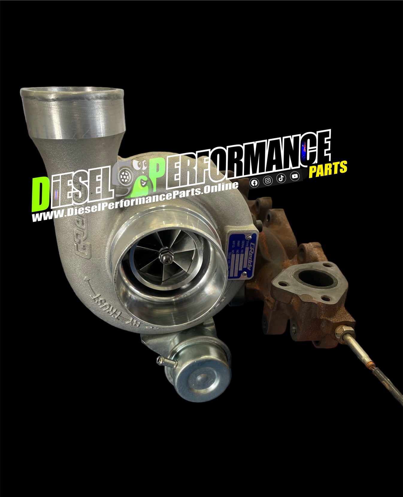 4JJ1/4JJ3 DPF Model Adapter Plate Kit, To Run F-Series Turbo’s on Stoc ...