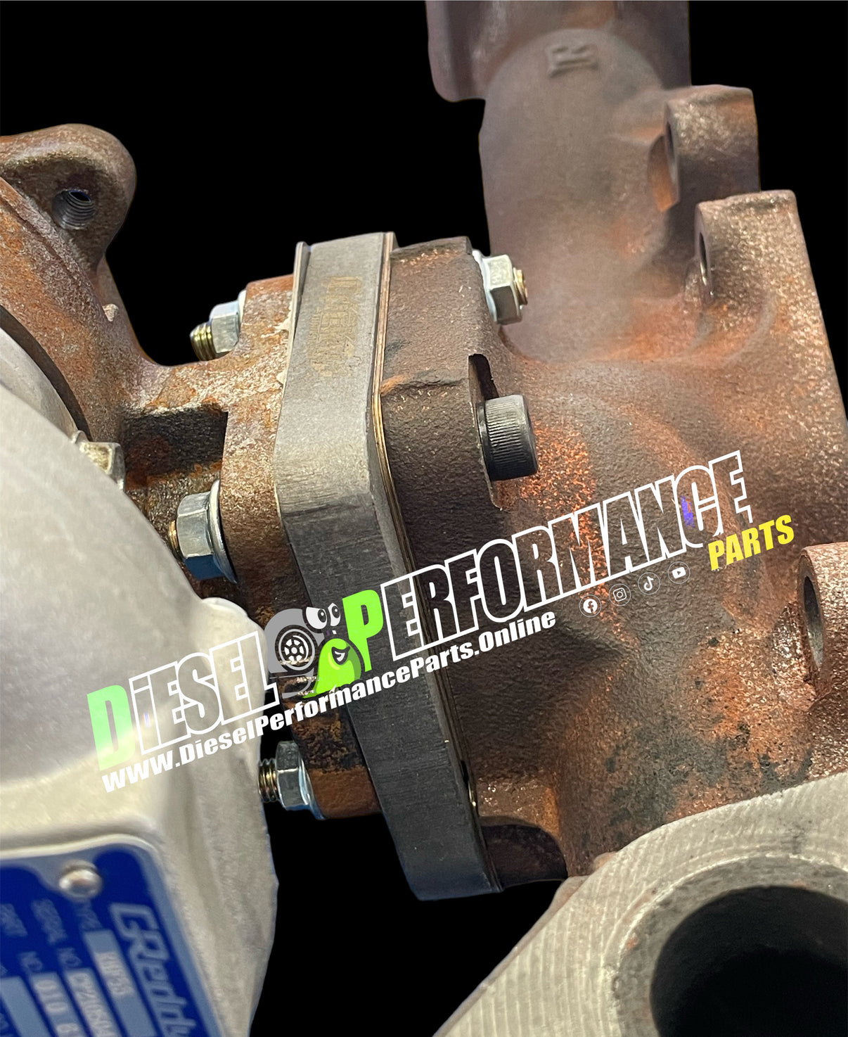 4JJ1/4JJ3 DPF Model Adapter Plate Kit, To Run F-Series Turbo’s on Stoc ...