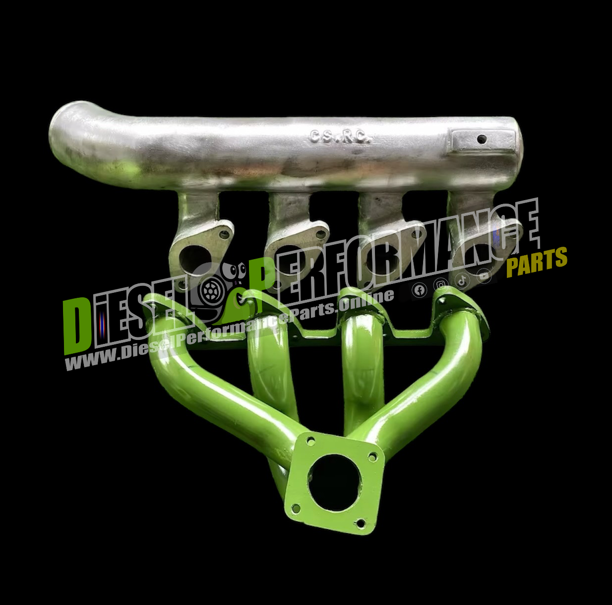 4D56 SOHC 1st Gen Intake & High Mount Turbo Exhaust Manifold Setup ...